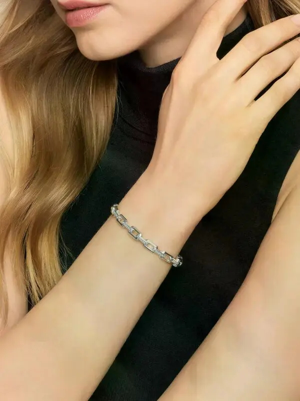 David Yurman Sterling Stax Link Bracelet
