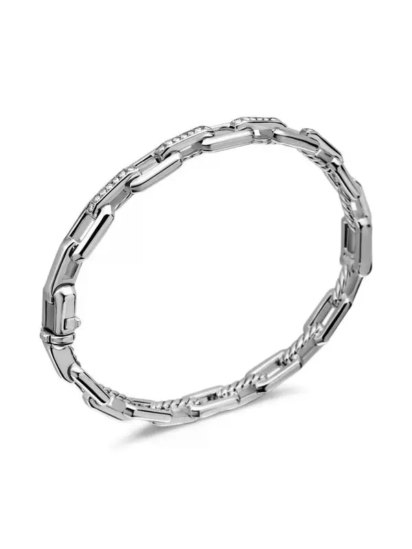 David Yurman Sterling Stax Link Bracelet