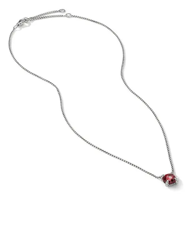 David Yurman Petite Chatelaine Necklace - Red