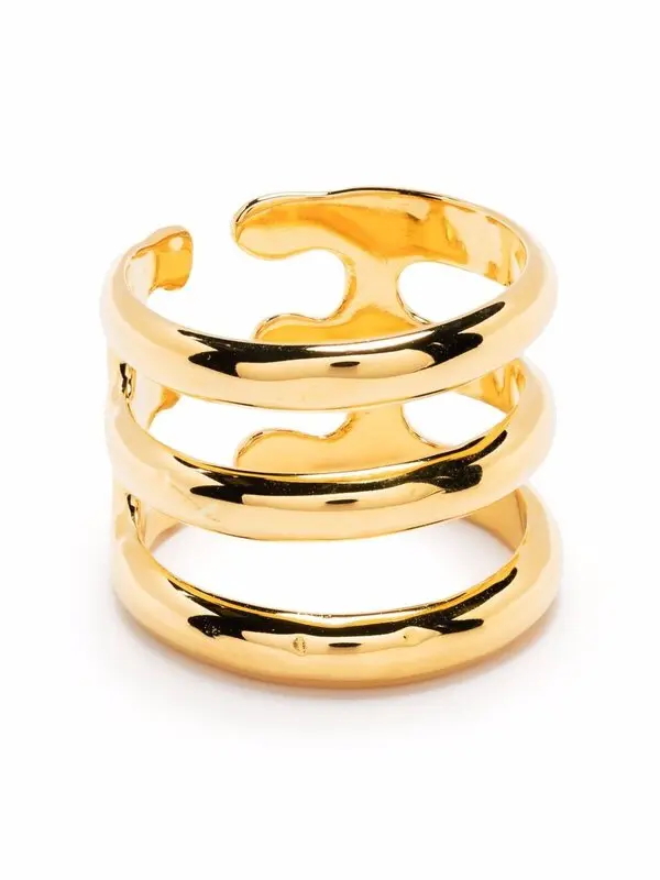 AURÉLIE BIDERMANN Esteban Band Ring - Gold