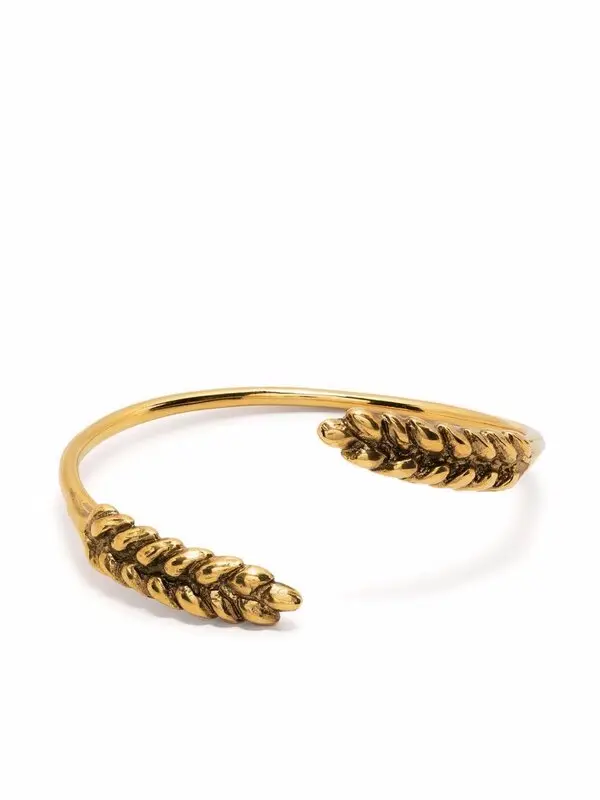 AURÉLIE BIDERMANN Wheat Open Cuff - Gold