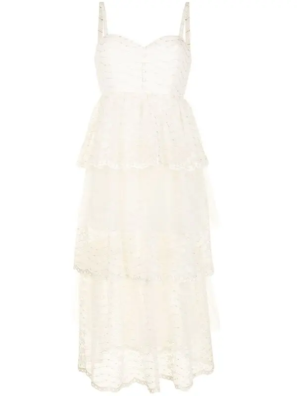 Alice Mccall Moonstruck Midi Dress In White - 20% Off | Editorialist