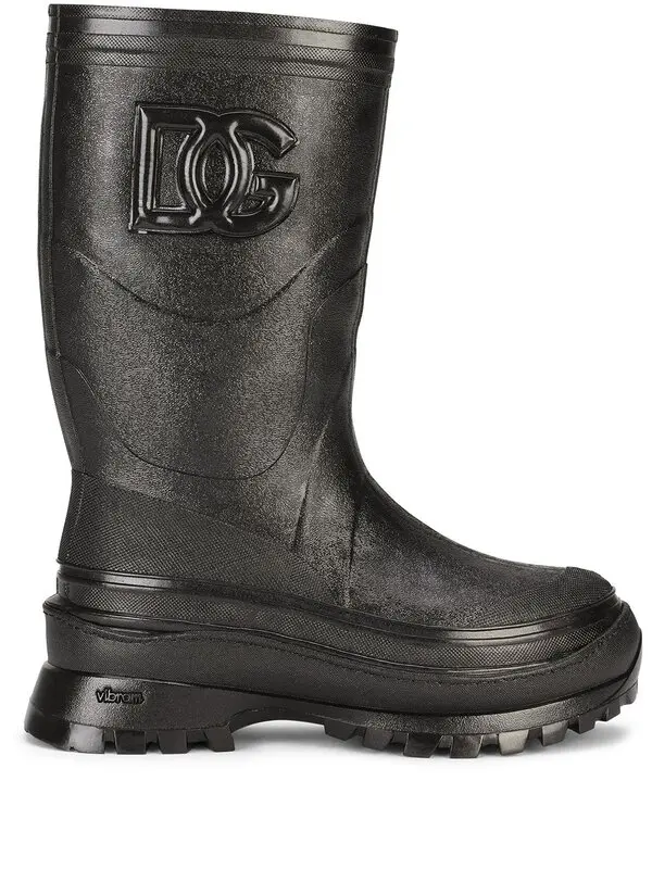 Dolce & Gabbana Logo-embossed Boots