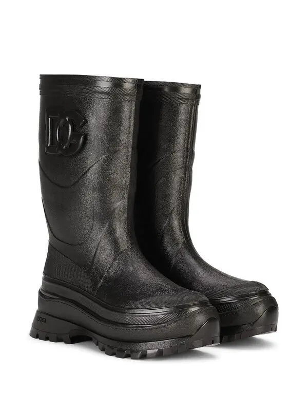 Dolce & Gabbana Logo-embossed Boots