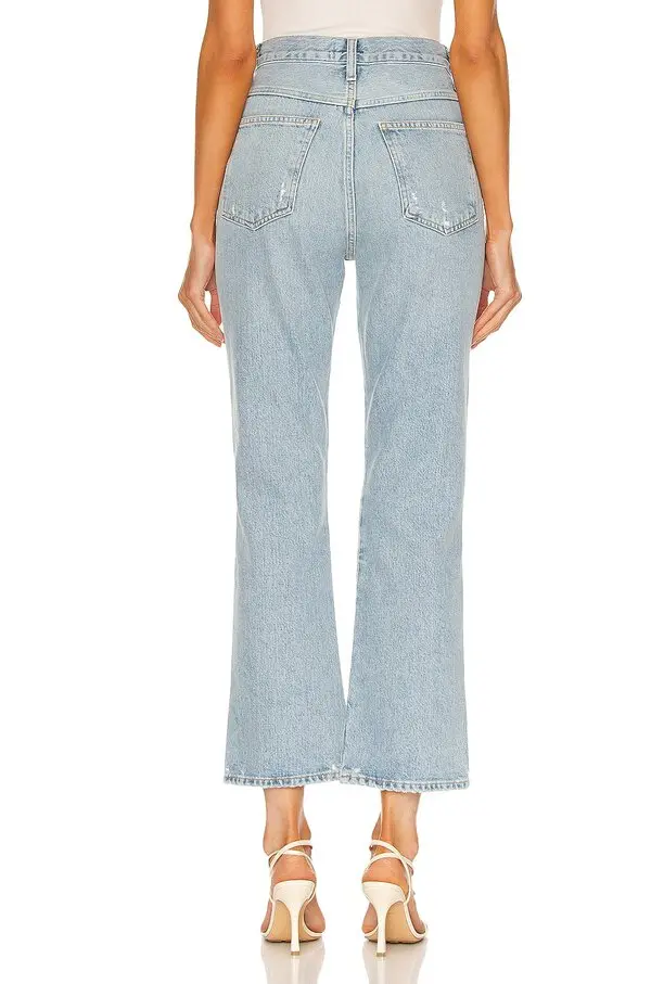 AGOLDE Pinch Waist High-rise Kick Jeans - Riptide