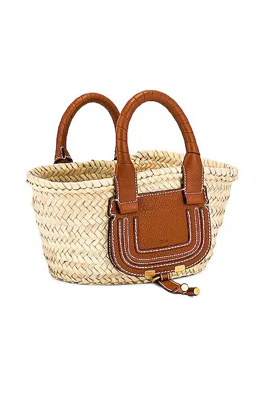 Chloé Mini Marcie Raffia Bag
