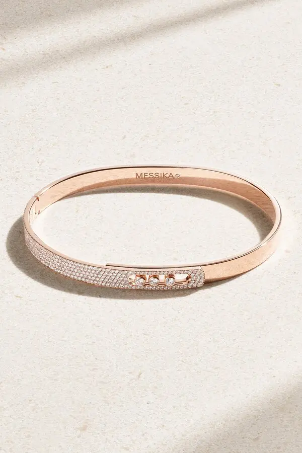 Messika Move Noa 18-karat Diamond Bangle - Gold