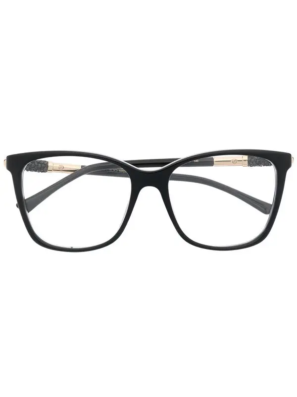 JIMMY CHOO Ali Square Frame Glasses - Black