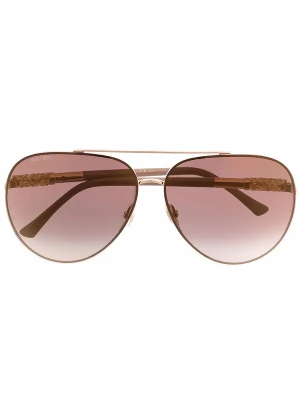 JIMMY CHOO Pilot-frame Sunglasses - Pink