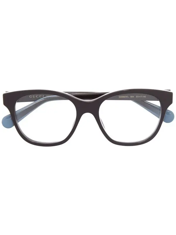 Gucci Soft-square Frame Glasses - Red