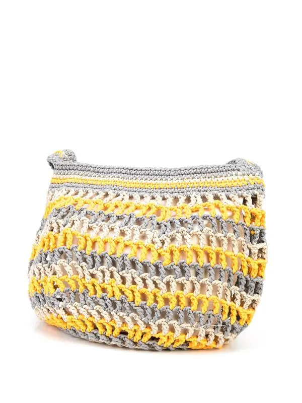 Marni Striped Crochet Tote Bag