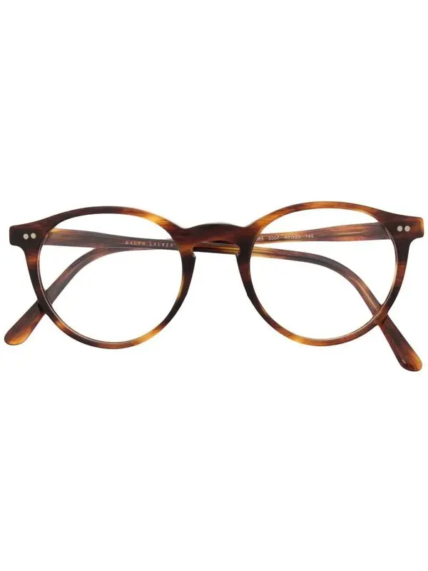 Polo Ralph Lauren Tortoiseshell Round Frame Glasses