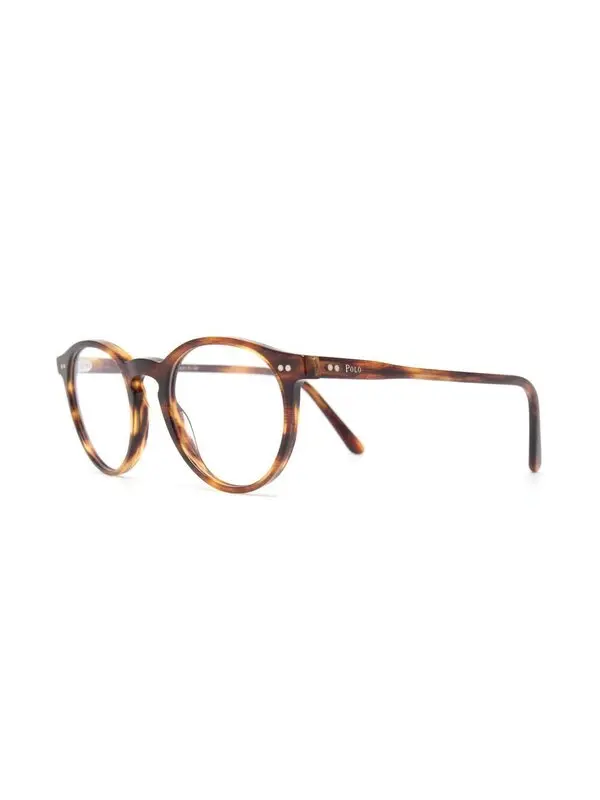 Polo Ralph Lauren Tortoiseshell Round Frame Glasses