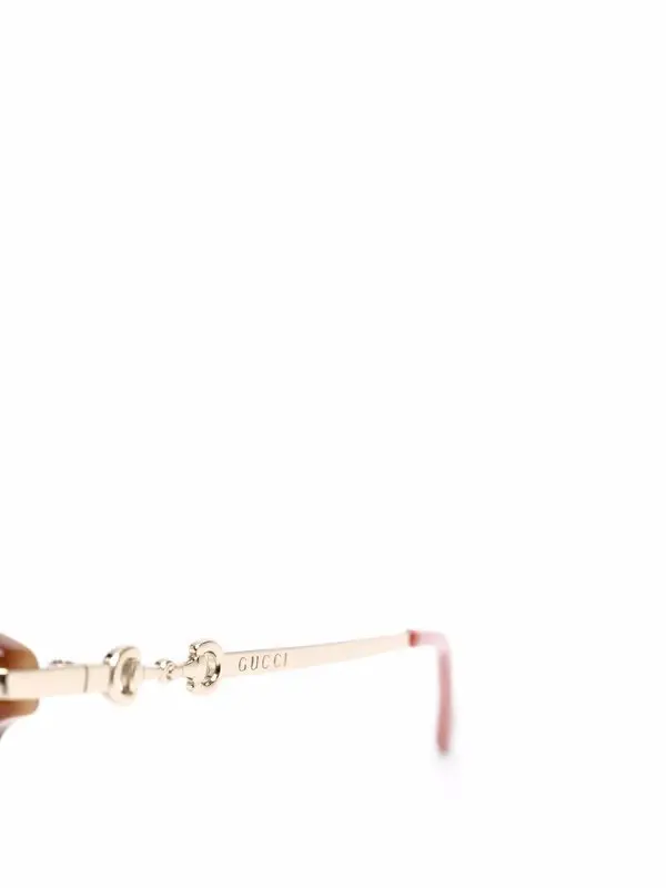 Gucci Round-frame Clear Glasses