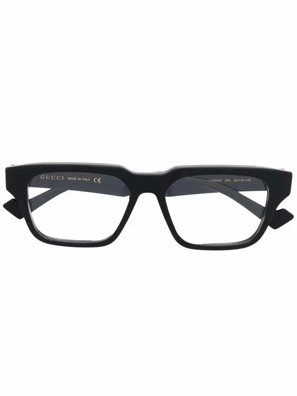 Gucci Rectangle-frame Glasses - Black