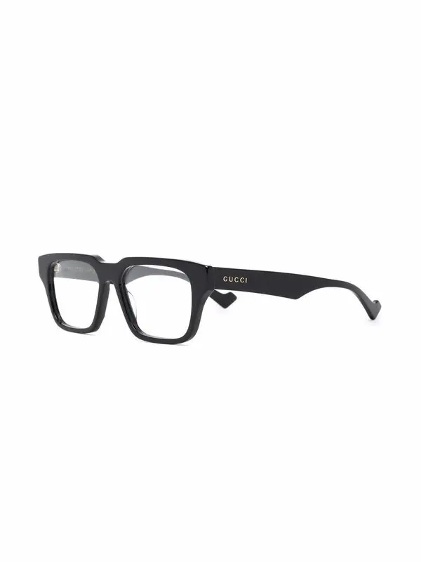 Gucci Rectangle-frame Glasses - Black