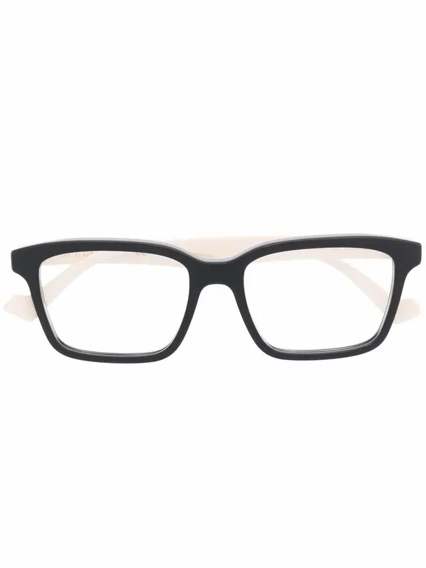 Gucci Rectangle-frame Clear Eyeglasses