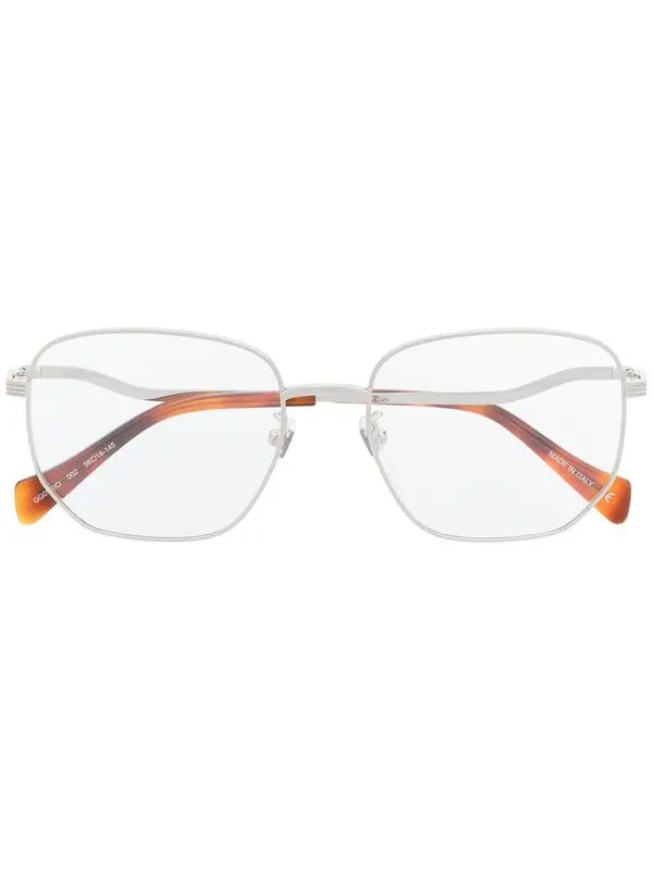 Gucci Square-frame Clear Eyeglasses
