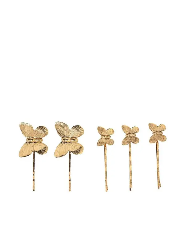 JENNIFER BEHR Pippa Bobby Pin Set - Gold