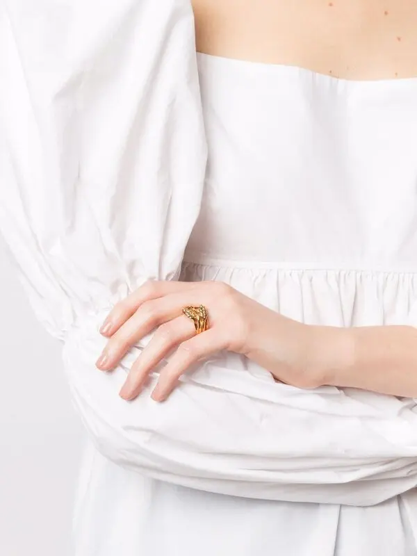 AURÉLIE BIDERMANN Wheat Detail Ring