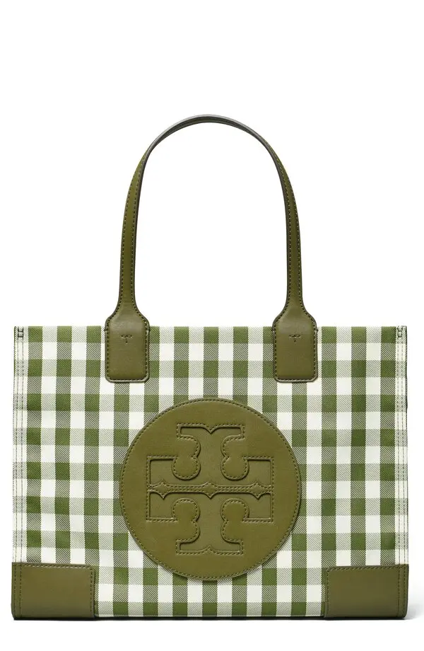Tory Burch Mini Ella Recycled Tote Green