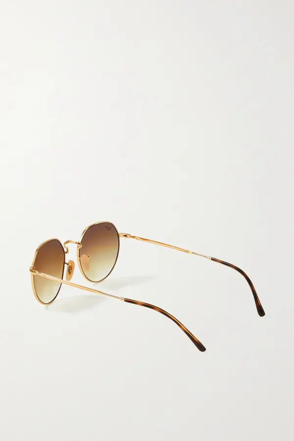 Ray-ban Jack Round-frame -tone Sunglasses
