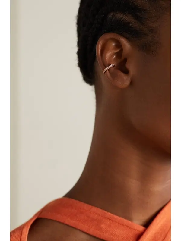 ANITA KO 18-karat Sapphire Ear Cuff - Gold