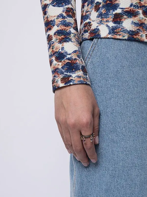 DALILA BARKACHE 18kt And Sterling Silver Sapphire Ring