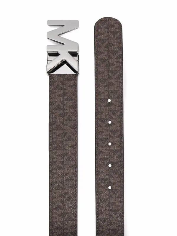 Michael Kors Logo-print Leather Belt