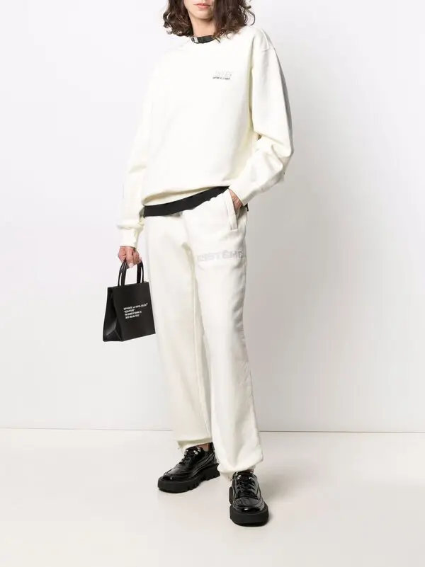 032C Straight-leg Logo Cotton Track Pants