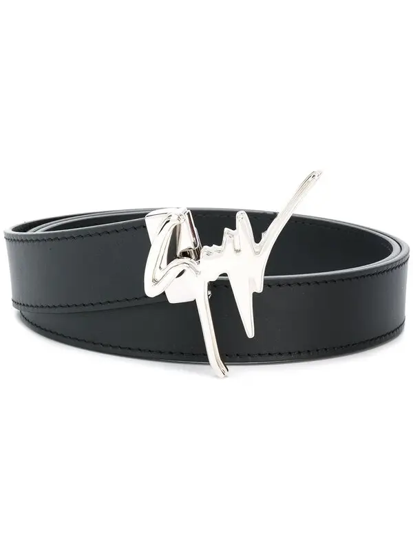 GIUSEPPE ZANOTTI Logo Embellished Belt
