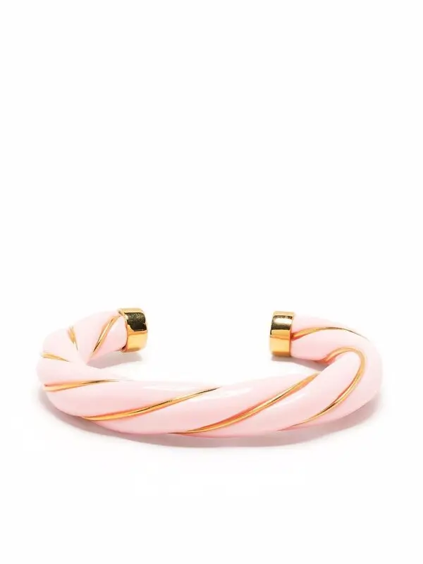 AURÉLIE BIDERMANN Diana Woven-look Bangle Bracelet - Pink