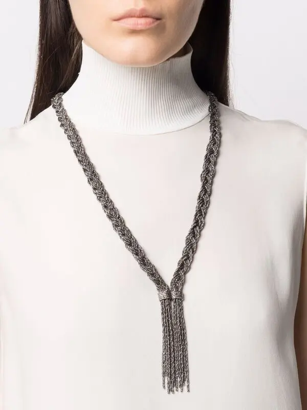 AURÉLIE BIDERMANN Miki Tasseled Necklace