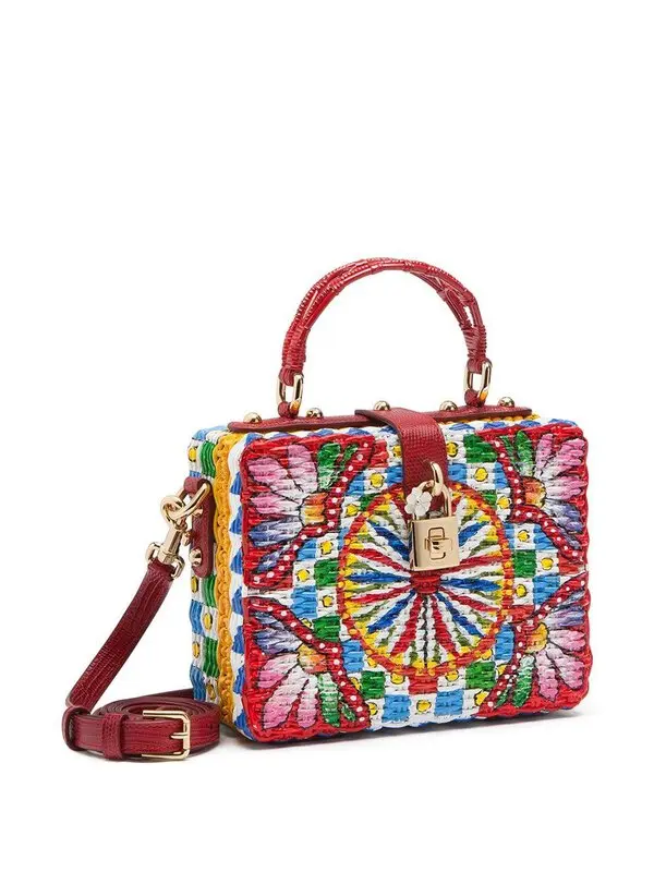 Dolce & Gabbana Dolce Box Top-handle Bag - Red