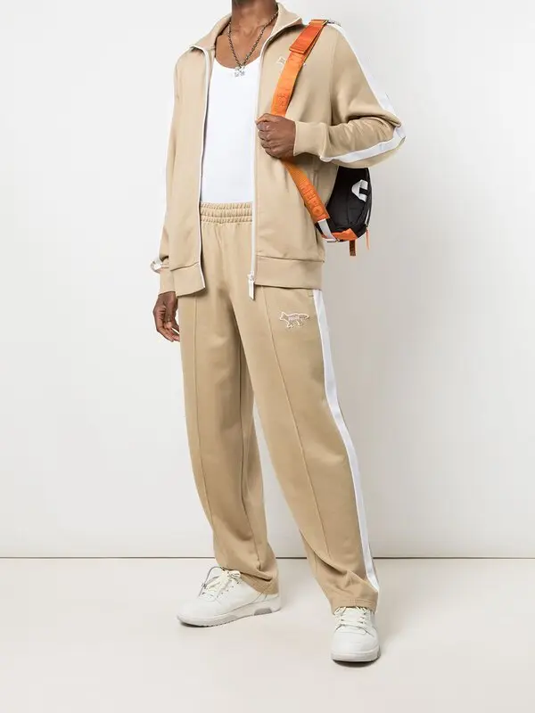 Puma X Maison Kitsune T7 Track Jacket In Brown - 50% Off