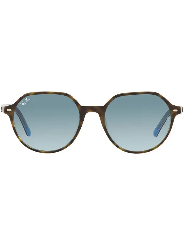 Ray-ban Thalia Round Frame Sunglasses - Brown