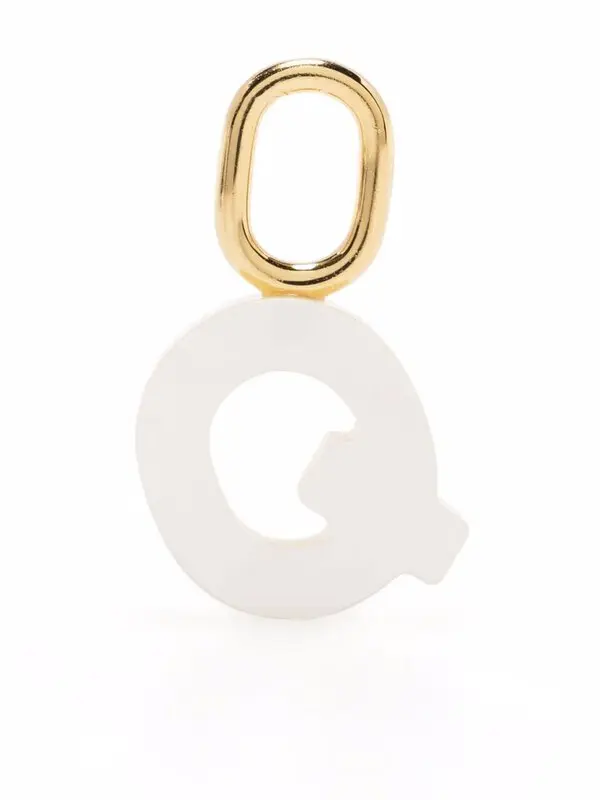 MARIA BLACK Letter Q Charm - Gold