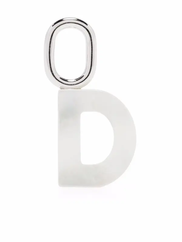 MARIA BLACK Lucid Letter D Charm - White