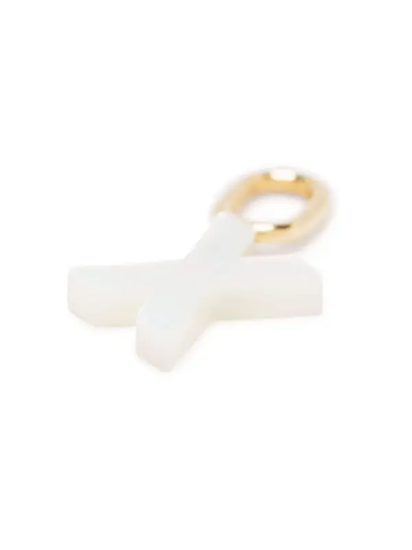 MARIA BLACK Lucid Letter X Charm - White