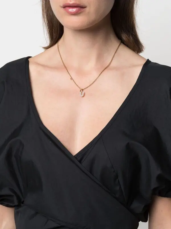 MARIA BLACK Lucid Letter U Charm - White
