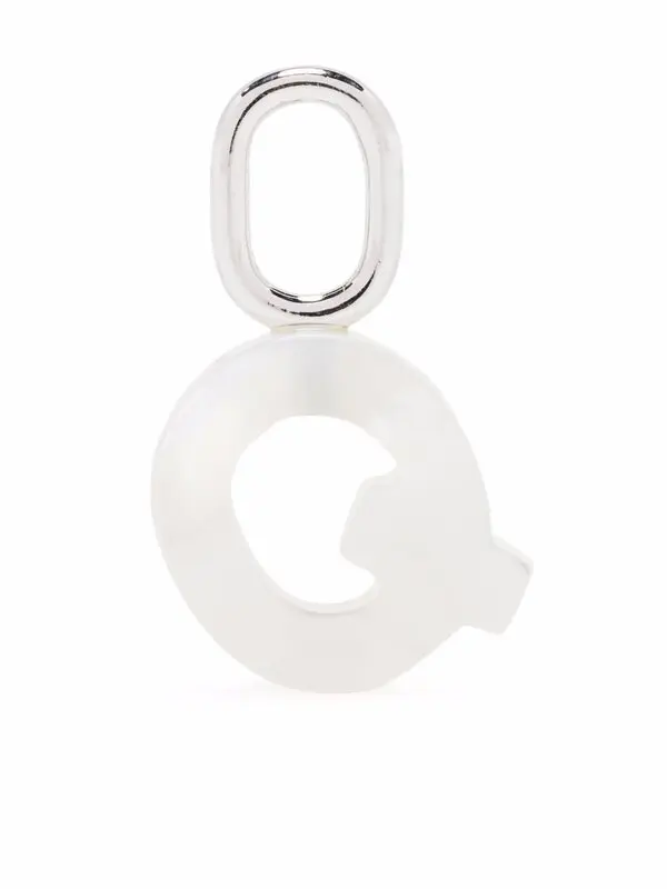 MARIA BLACK Lucid Letter Q Charm - White