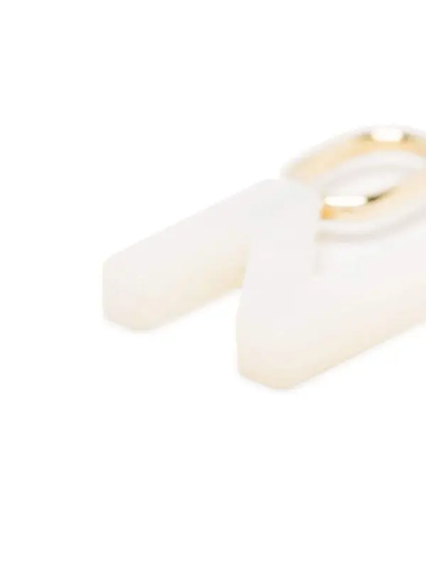 MARIA BLACK Lucid Letter N Charm - White