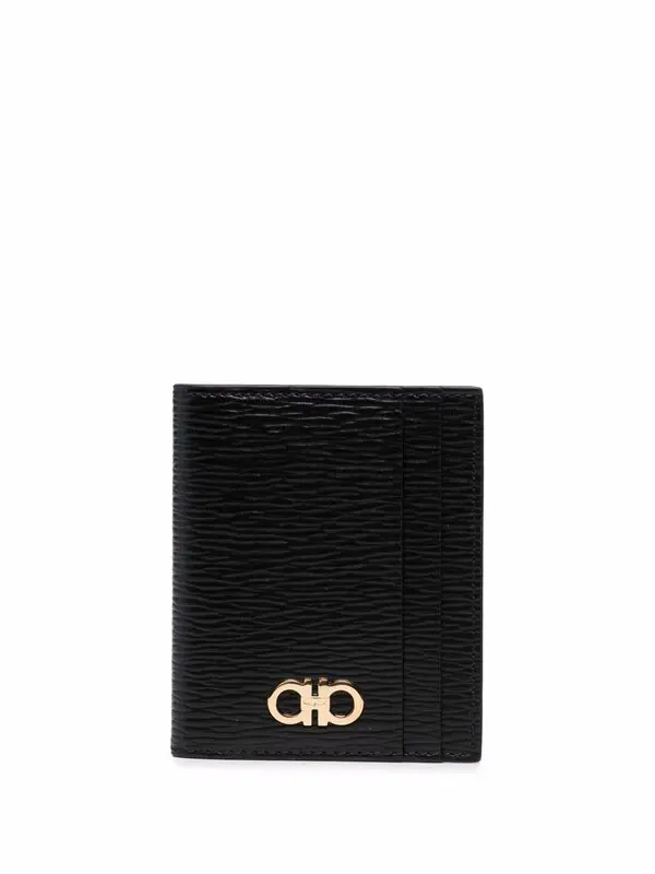 FERRAGAMO Gancini Cardholder - Black