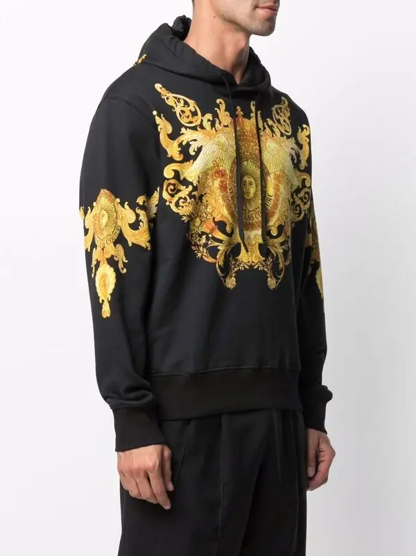 Versace Baroque-print Hoodie