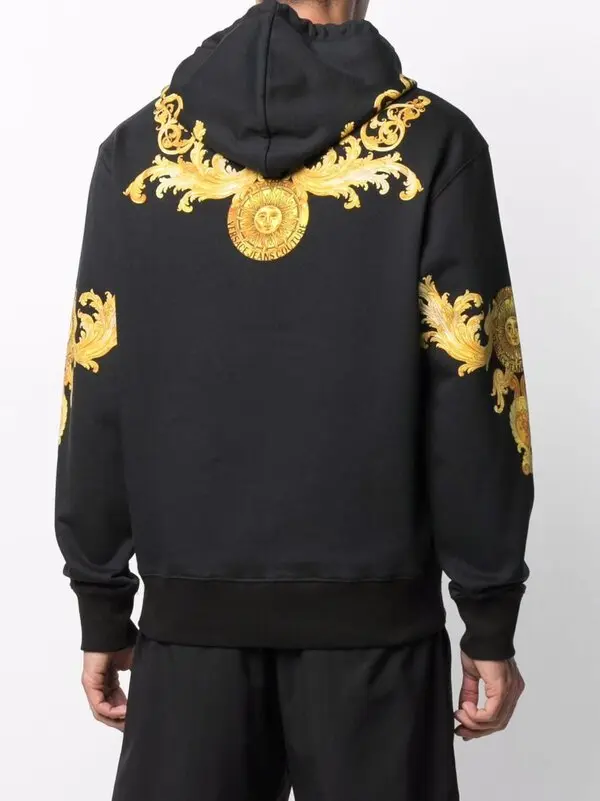 Versace Baroque-print Hoodie