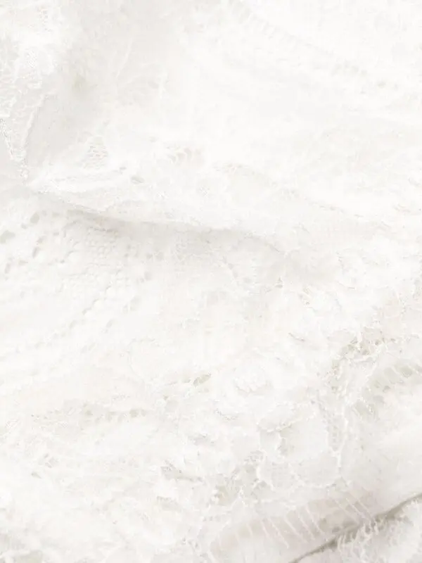 ANINE BING Triangle Lace Bralette - White