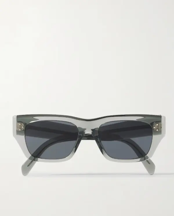Celine Square-frame Acetate Sunglasses - Gray
