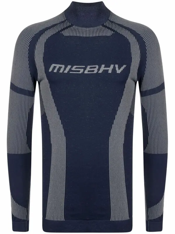 Misbhv Sport Active Long-Sleeved Top In Blue - 50% Off | Editorialist
