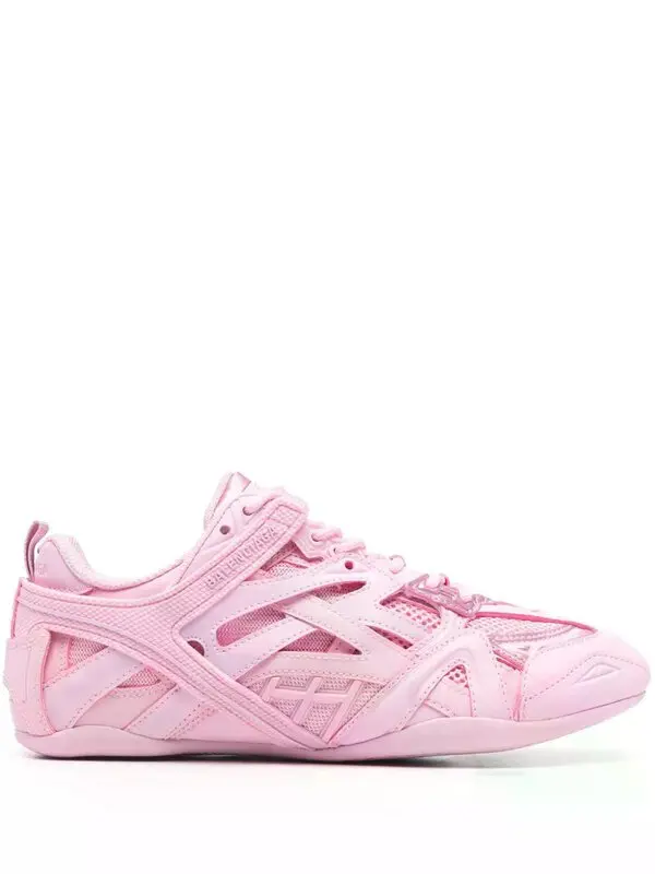 Balenciaga Drive Panelled Sneakers - Pink