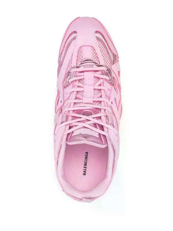 Balenciaga Drive Panelled Sneakers - Pink
